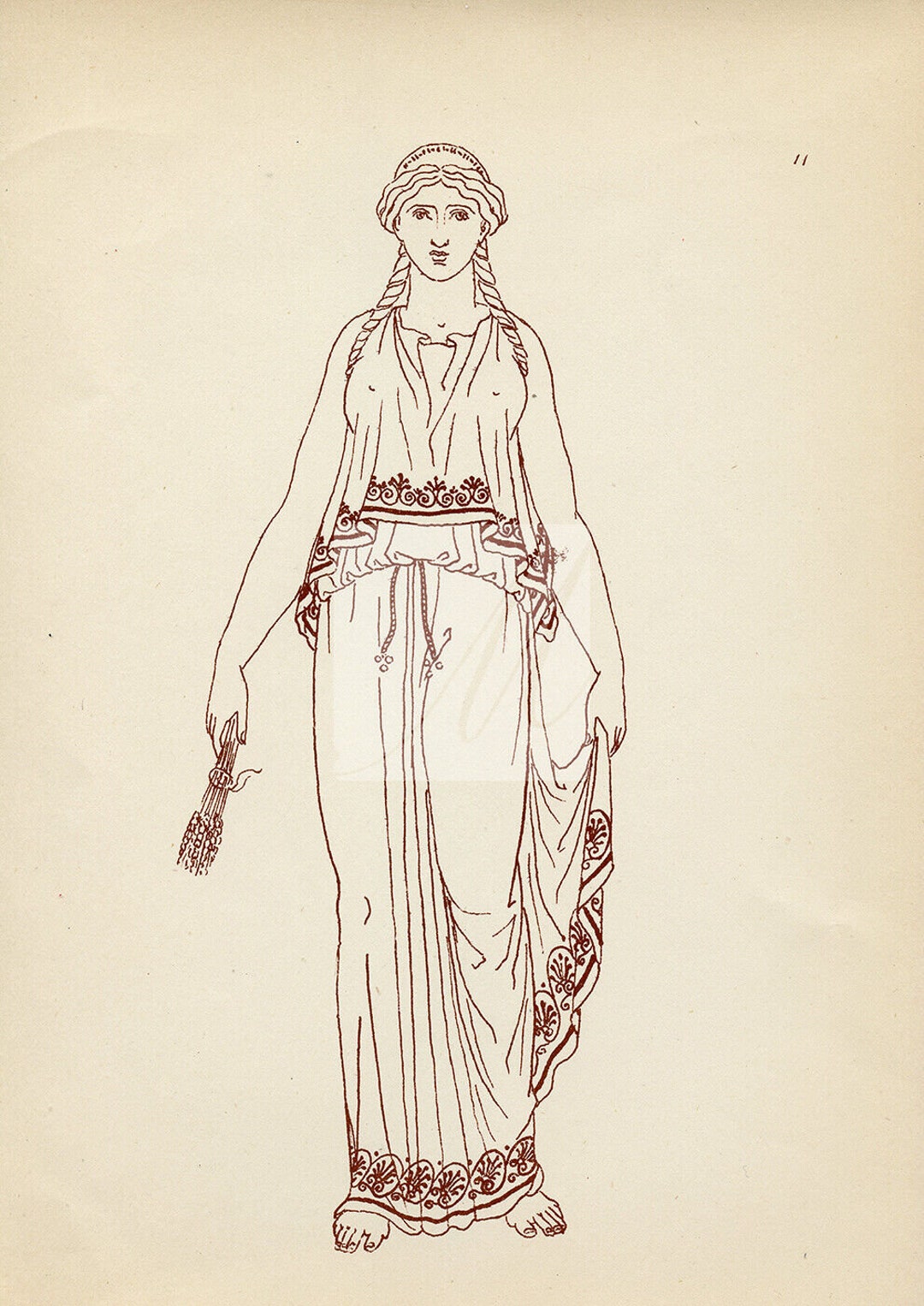 Demeter Greek Mythology Costume