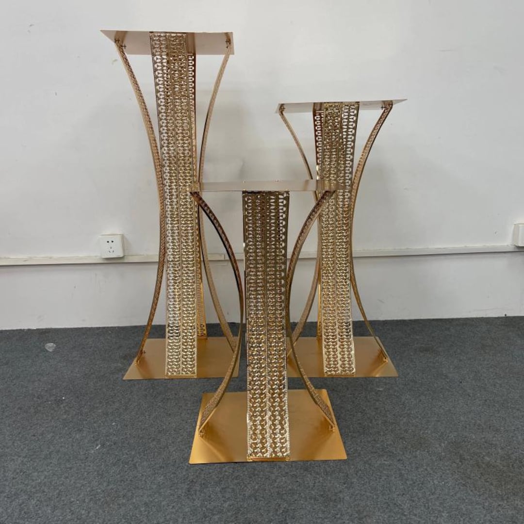 Luxury Metal Wedding Flower Stand, Table Centerpiece, Event Decor ...
