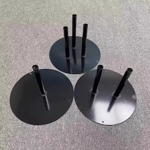 1PC Wedding Props Iron Round Base Floral Base Vase Decoration Home ...