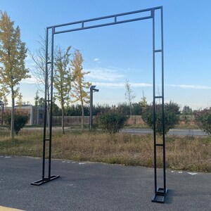 Square Wedding Arch, Balloon Arch, Arch Backdrop, Floral Arch, Rustic ...