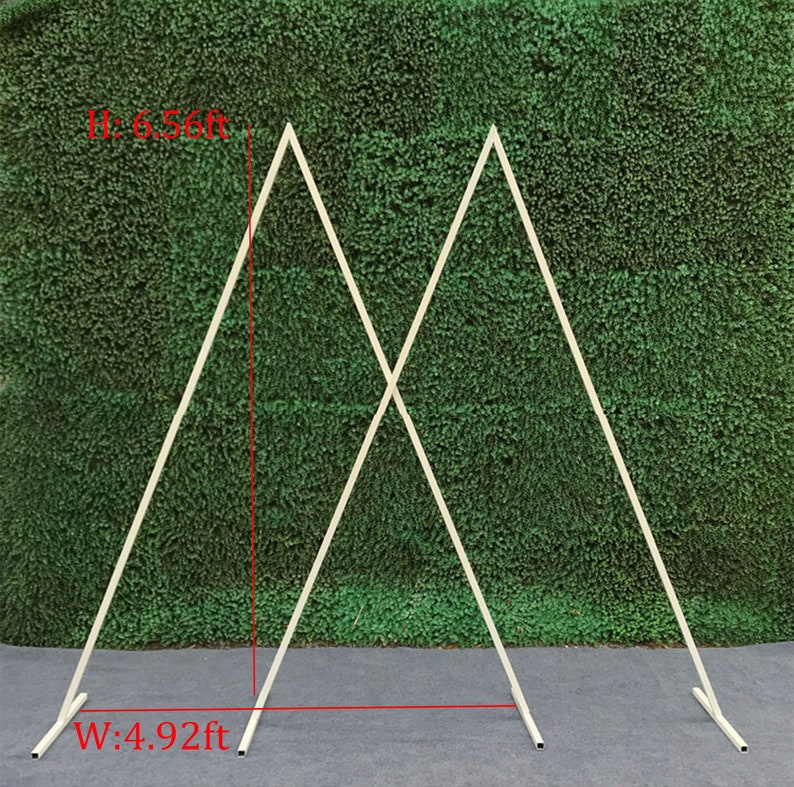 Metal Triangular Arch Boho Wedding Arch Wedding Backdrop - Etsy