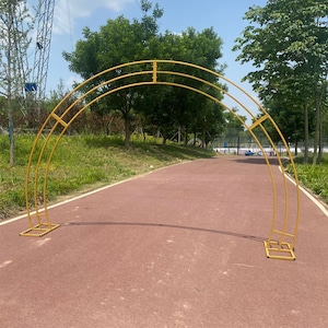 Large Arch Round Wedding Arch Curved Arch Metal Floral Arch Decor ...