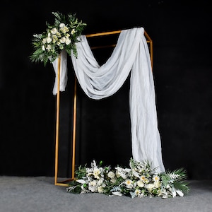 Rectangle Metal Wedding Arch Stand: Customizable Backdrop Frame - Etsy