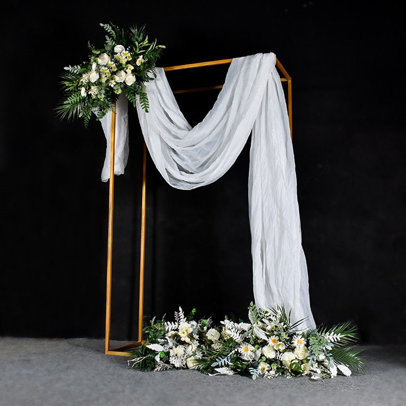 Rectangle Metal Wedding Arch Stand: Customizable Backdrop Frame - Etsy