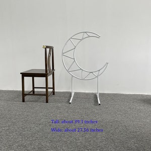 Metal Moon Wedding Backdrop Arch Bridal Shower Flower Arch Moon ...