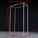 Rectangle Metal Wedding Arch Stand: Customizable Backdrop Frame - Etsy
