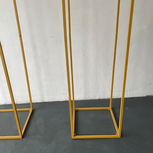 1PC Big Geometric Box Rectangular Floral Stand Cuboid Wedding Event ...