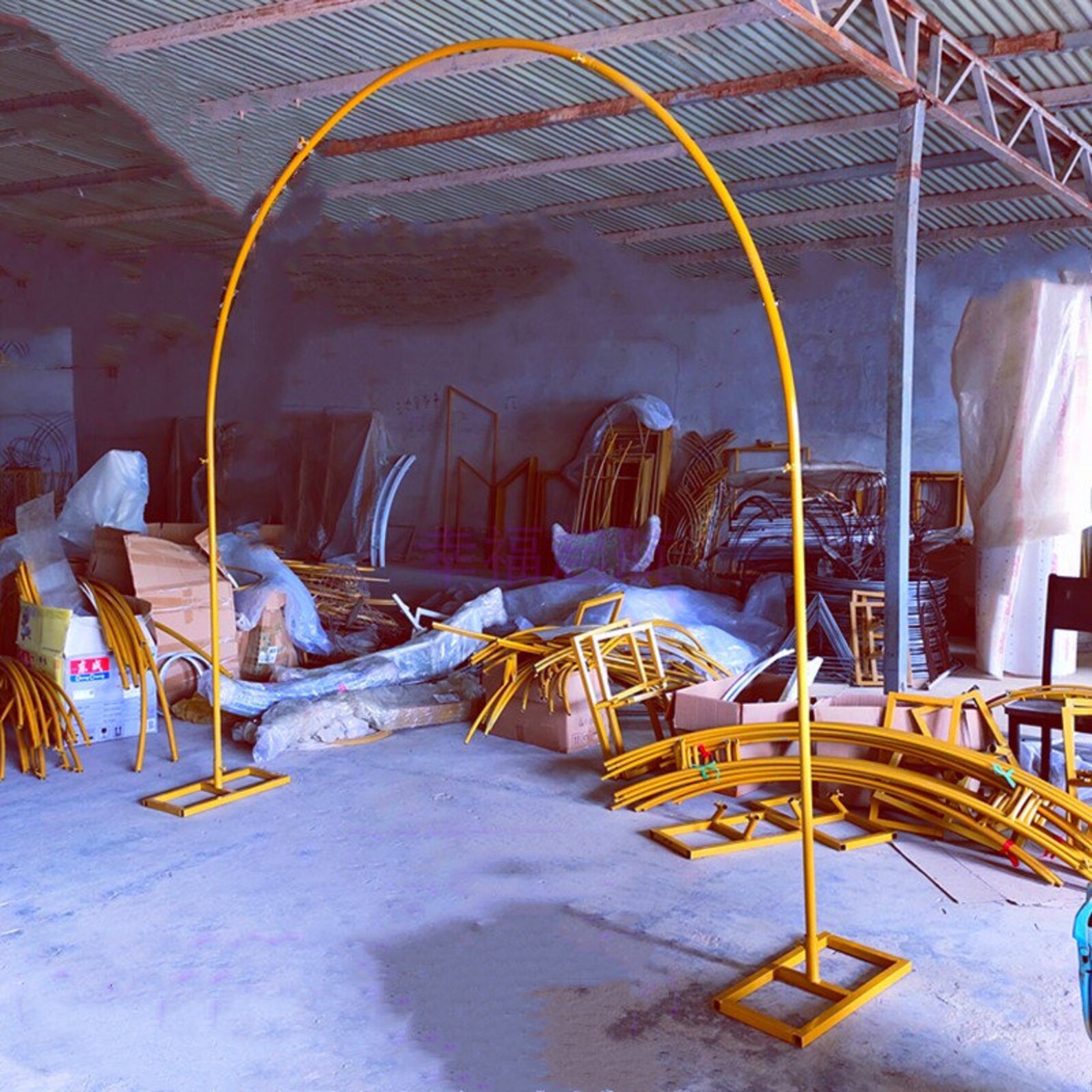 Metal Backdrop Arch Gold Wedding Arch Wedding Pavilion - Etsy