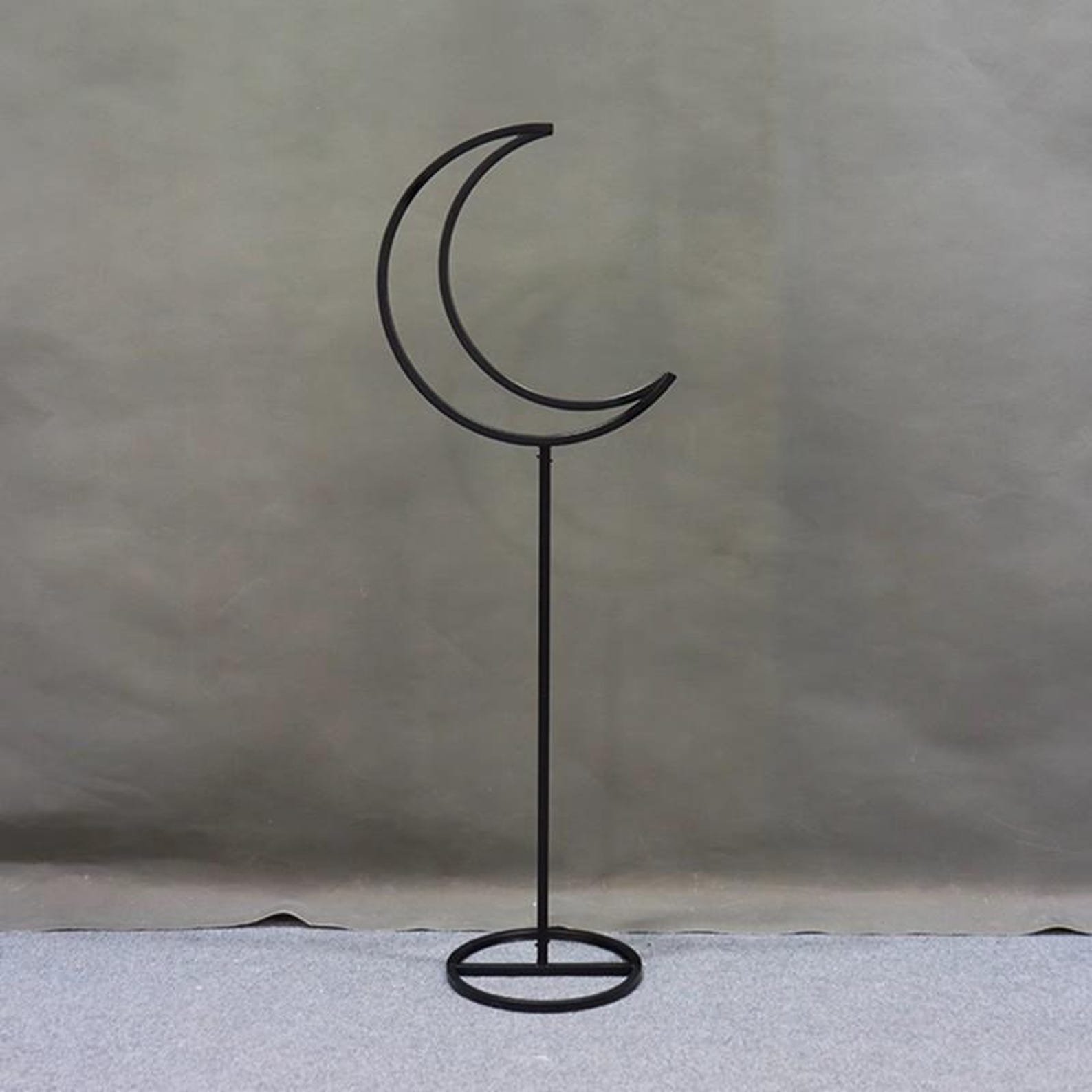 1PC Wedding Stage Moon Rack Centerpieces Flower Stand Iron Road Guide ...