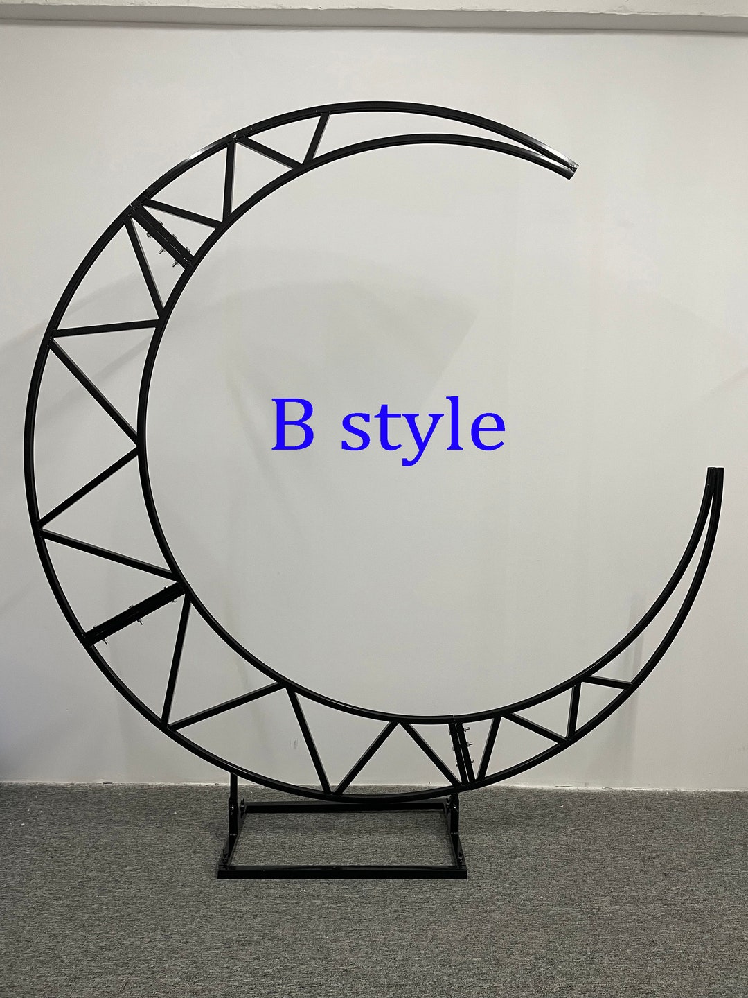 Metal Moon Wedding Backdrop Arch Bridal Shower Flower Arch Moon ...