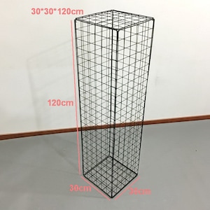 Black Mesh Metal Mesh Wedding Mesh Backdrop Grid Balloons Frame Cube ...