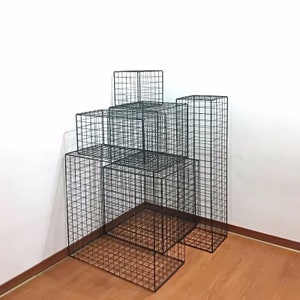 Black Mesh Metal Mesh Wedding Mesh Backdrop Grid Balloons Frame Cube ...