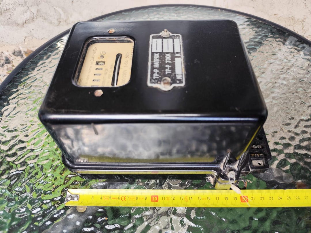 Soviet Electricity Meter, Vintage USSR Bakelite Meter Original Rare - Etsy