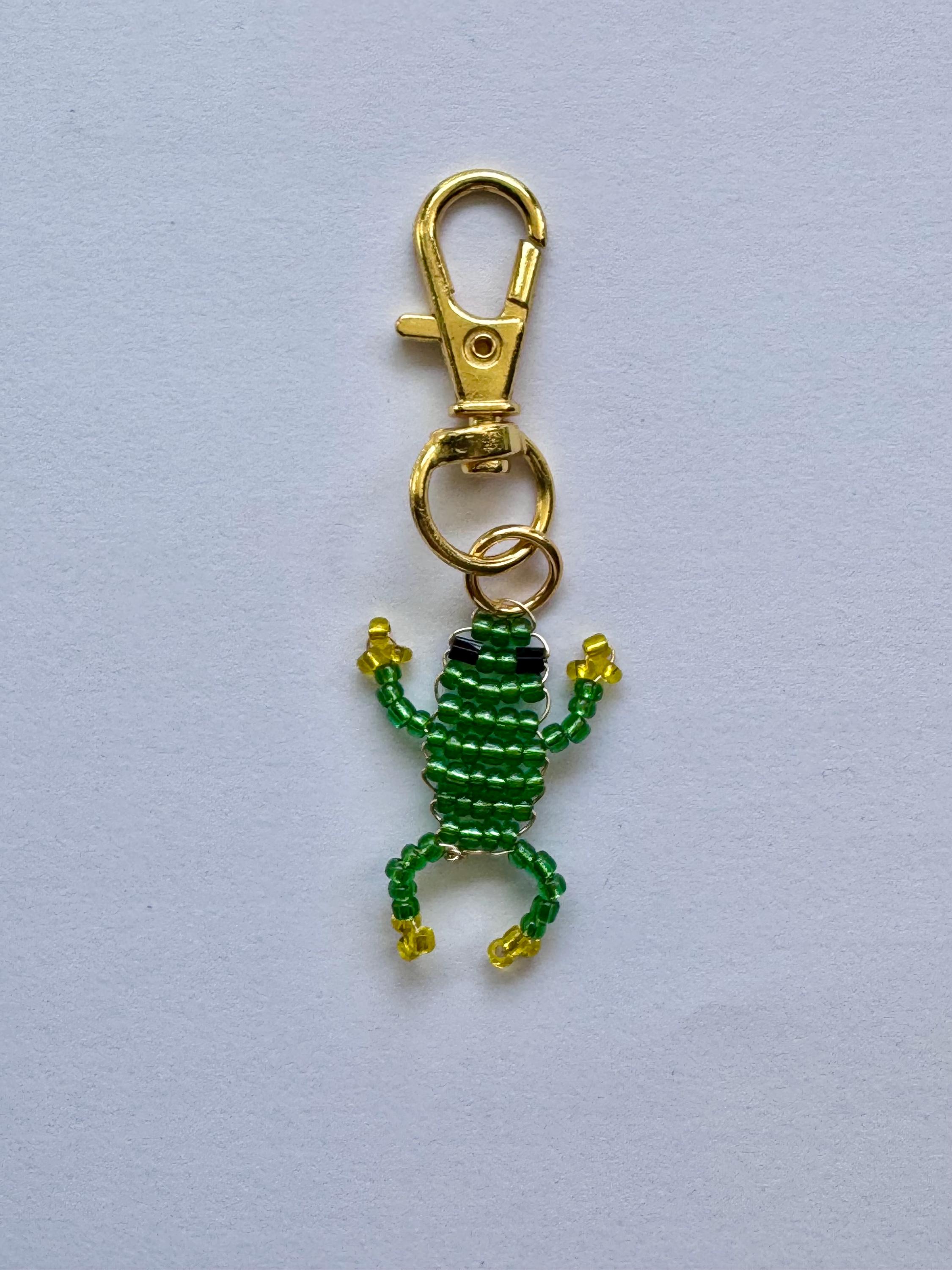 Beaded Keychain Charm - Handmade Beaded Bag/purse Charms, Seed Bead ...