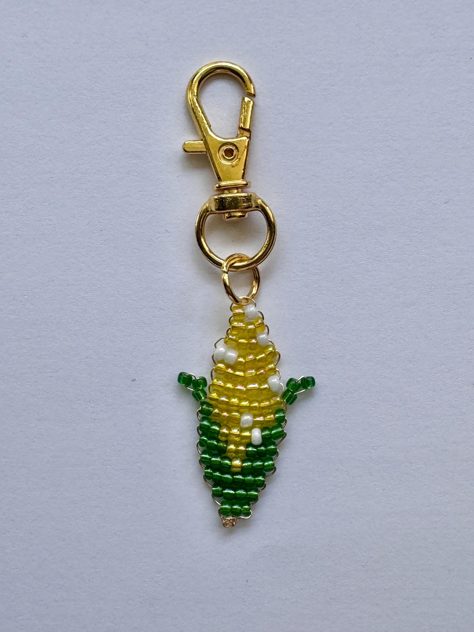 Beaded Keychain Charm - Handmade Beaded Bag/purse Charms, Seed Bead ...