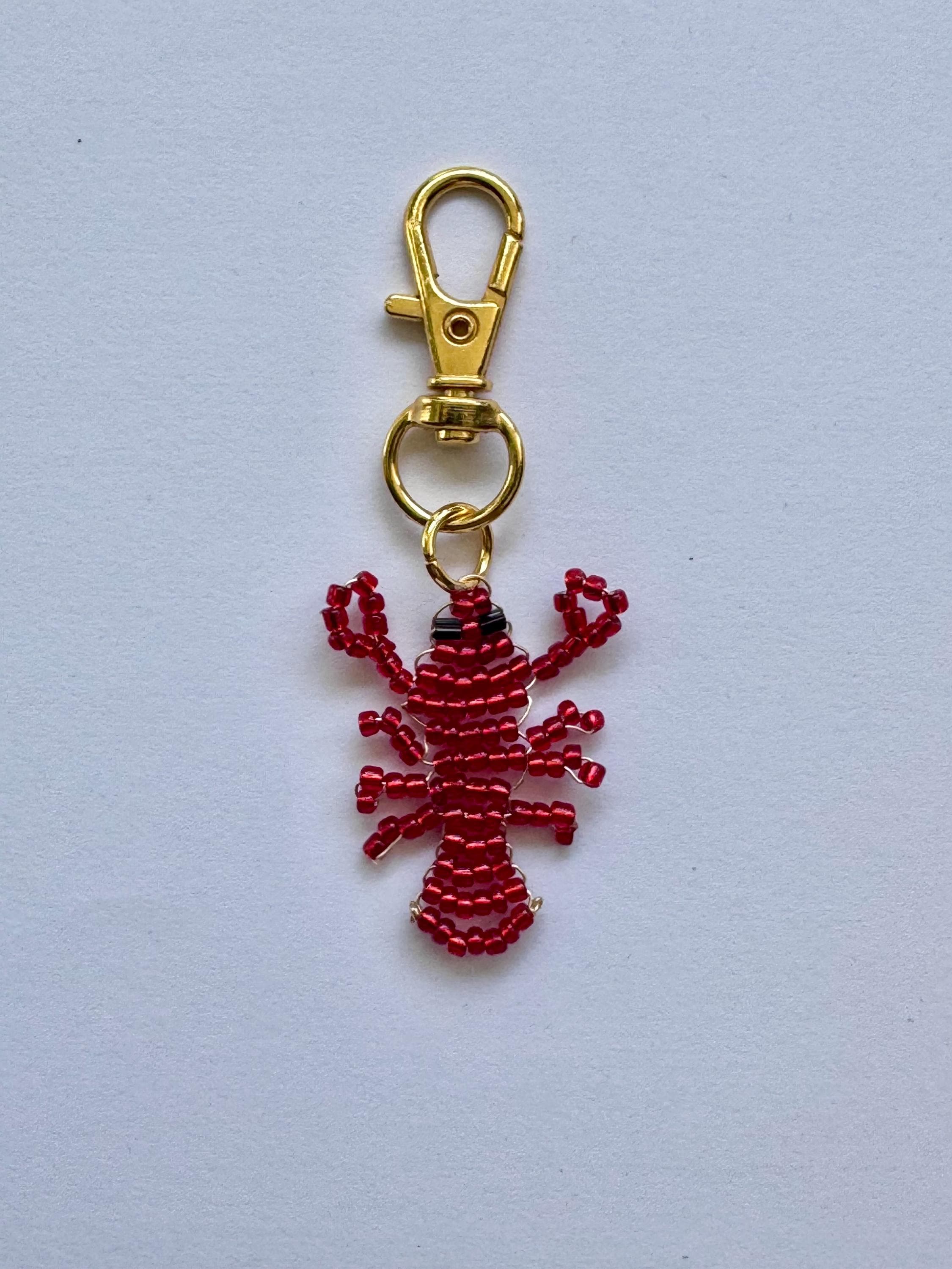 Beaded Keychain Charm - Handmade Beaded Bag/purse Charms, Seed Bead ...