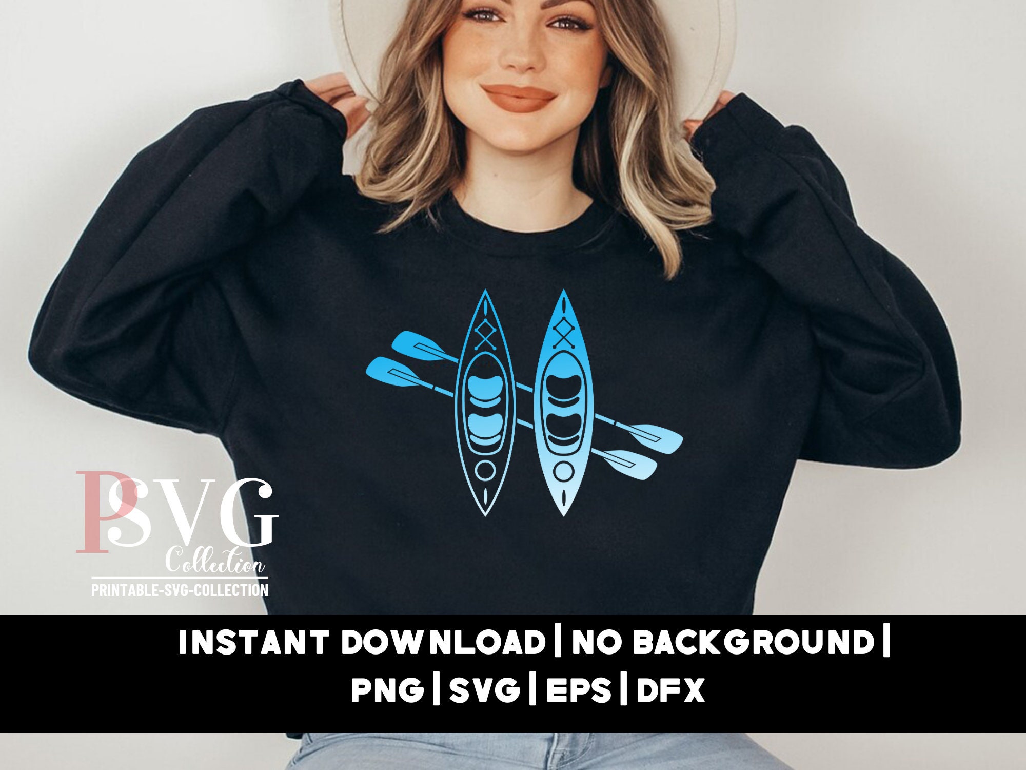 Canoe SVG, Canoeing SVG, Boat Svg, Digital Download File Cuttable ...