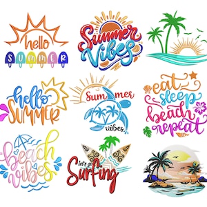 Summer Embroidery - Etsy