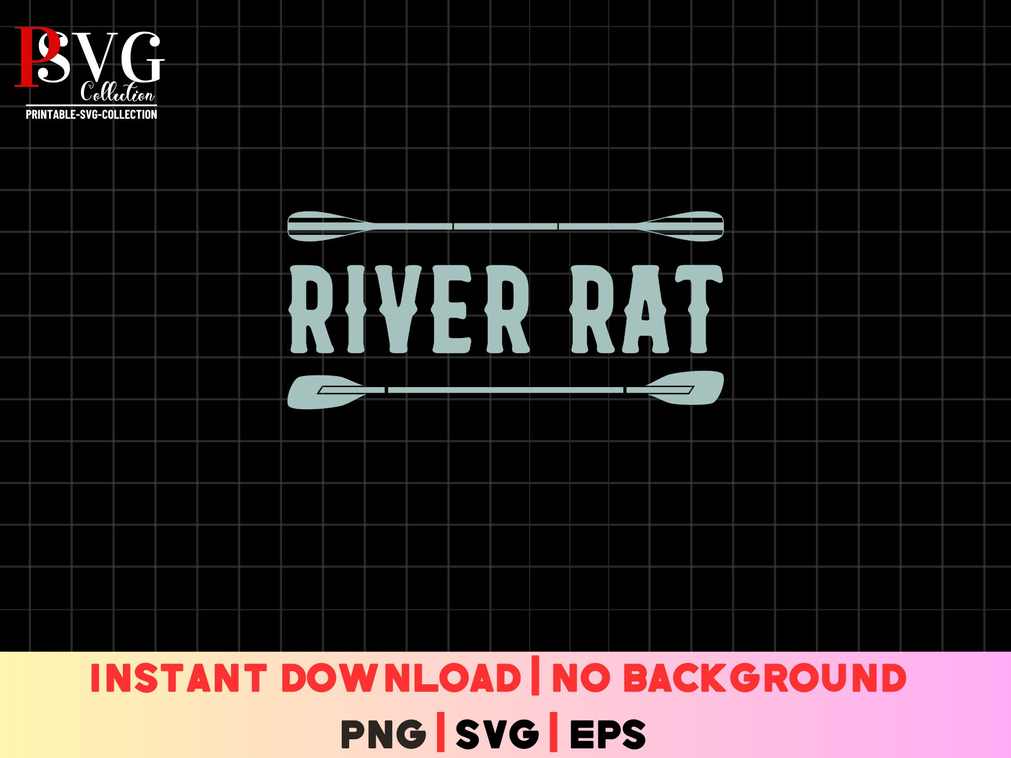 River Rat SVG River Rat Shirt Design River Cutting File - Etsy
