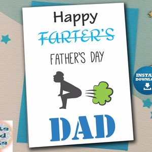 Printable Fathers Day Card Funny Fathers Day Card Printable Download ...