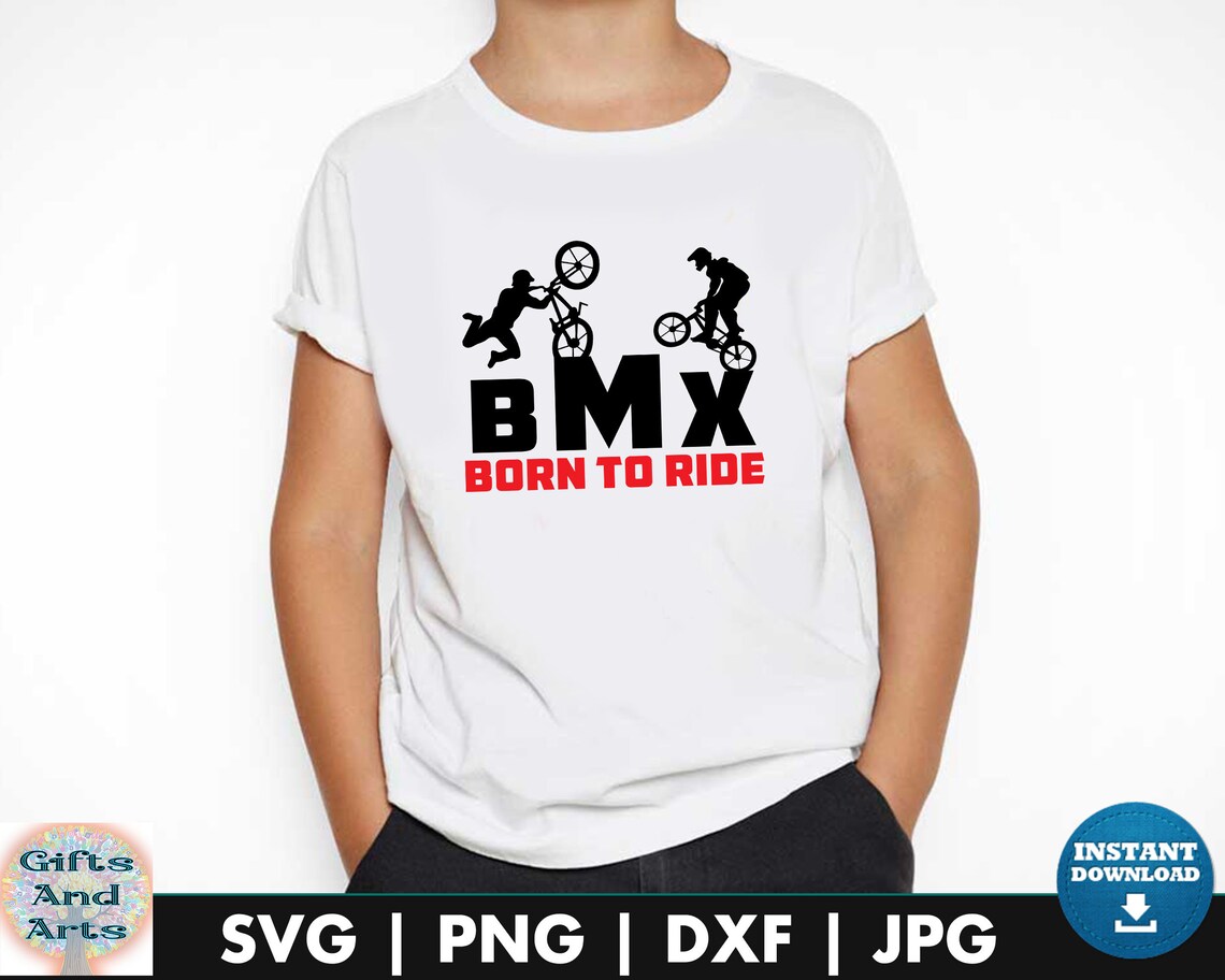 BMX svg Cycling svg files for cricut Born to ride svg cut | Etsy