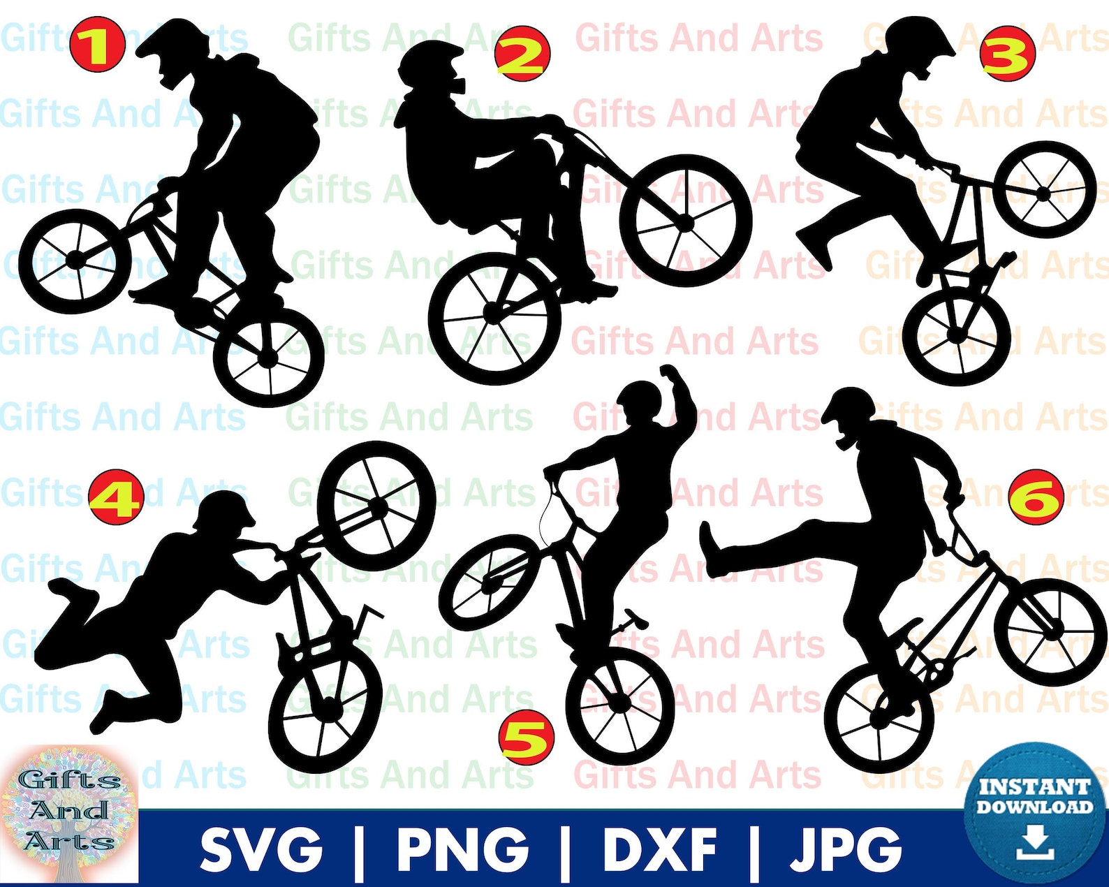 BMX svg, Cycling svg files for cricut, BMX bicycle rider svg cut file ...