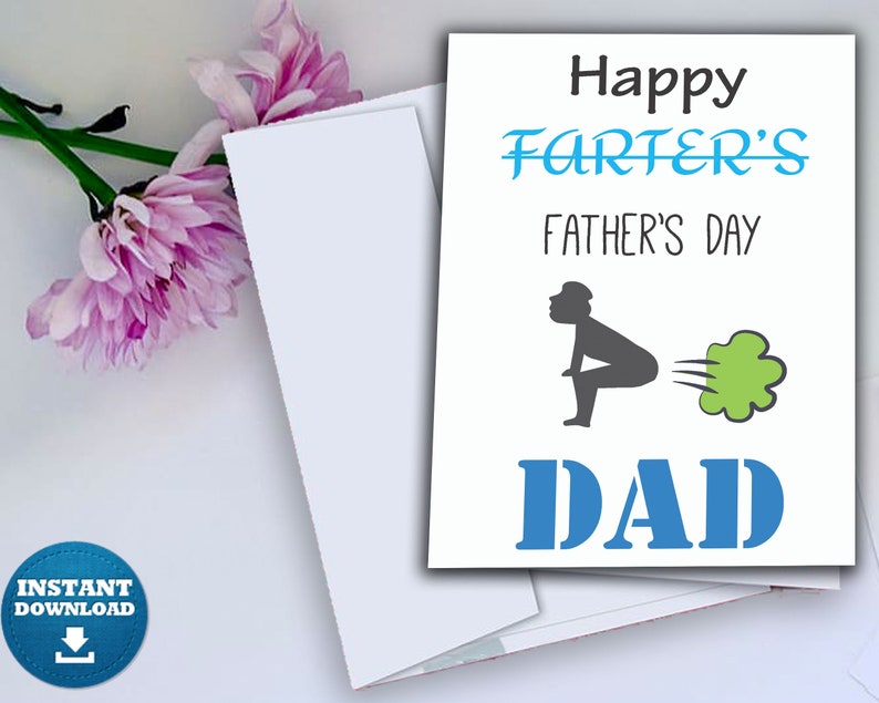 Printable Fathers Day Card Funny Fathers Day Card Printable Download ...