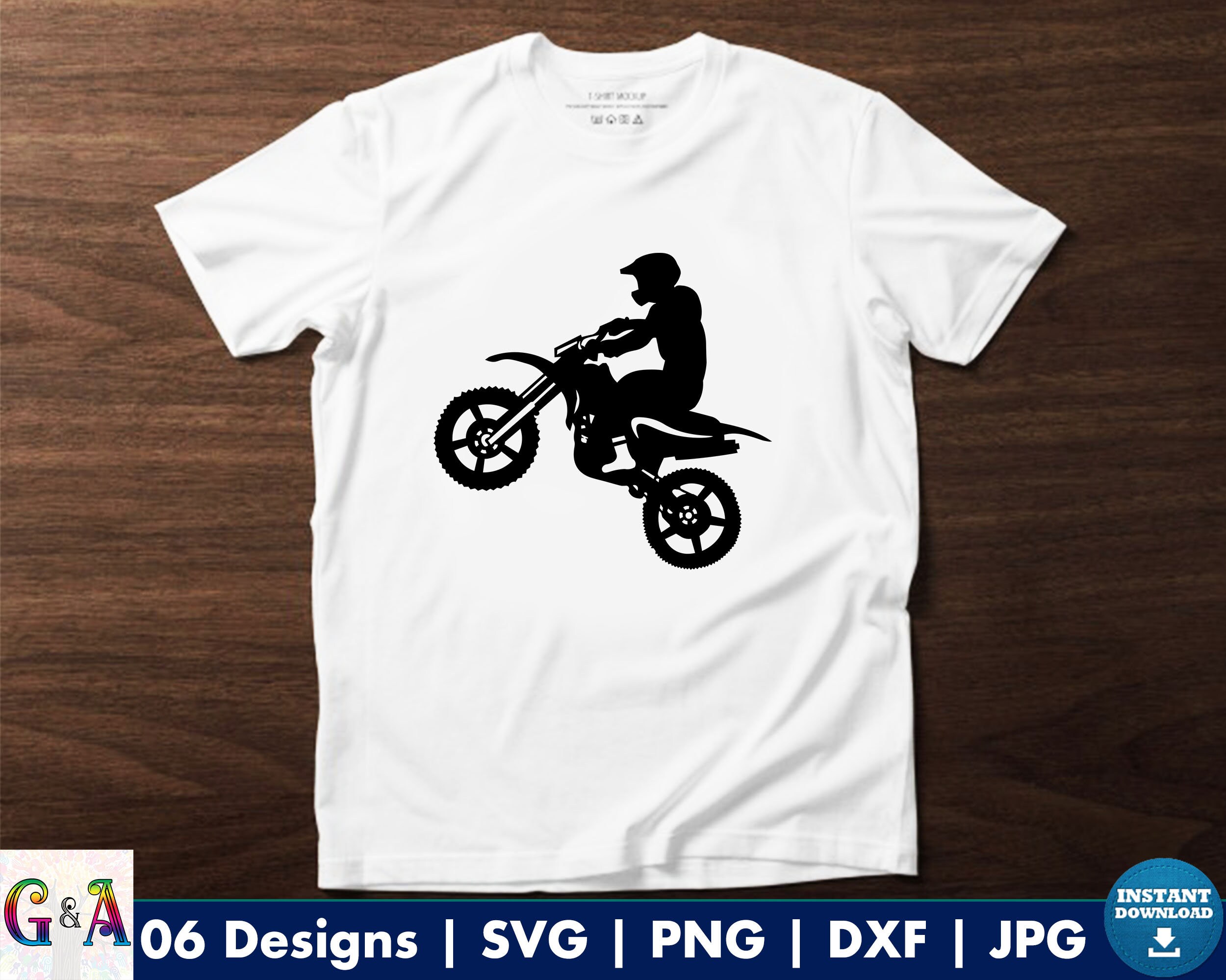 Motocross Svg Dirt Bike Svg Files Bundle for Cricut - Etsy
