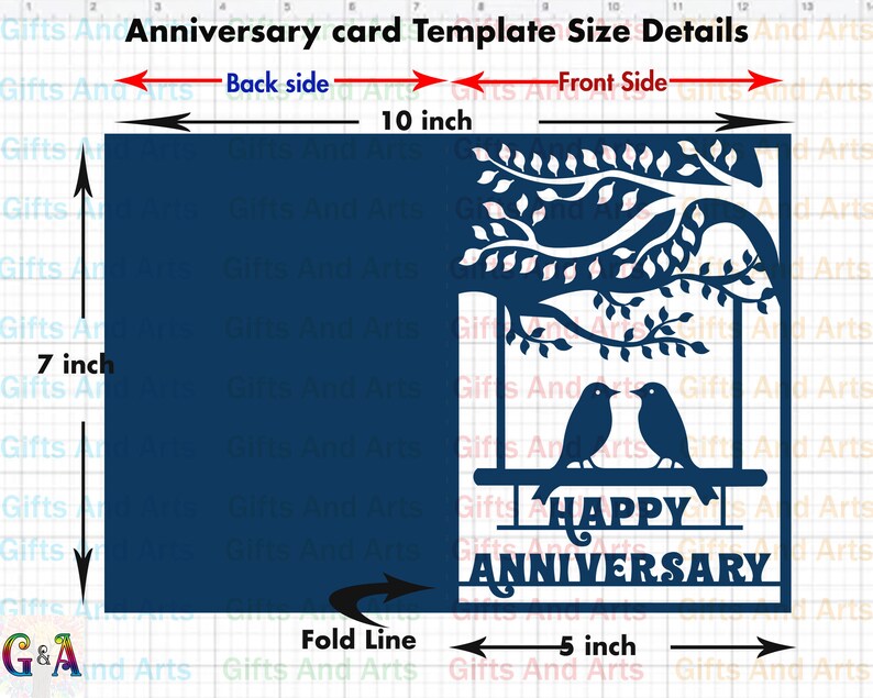 Anniversary Card Svg Romantic Happy Anniversary Cut File for | Etsy