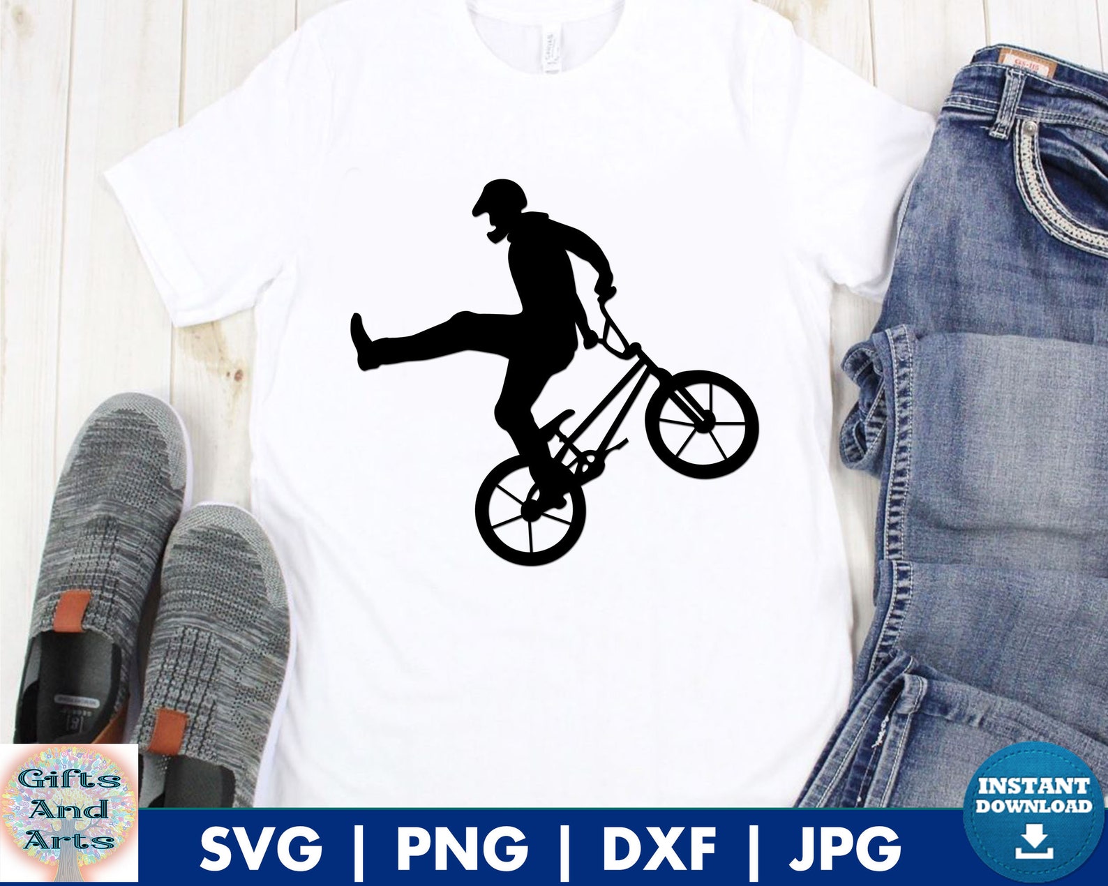 BMX svg Cycling svg files for cricut BMX bicycle rider svg | Etsy