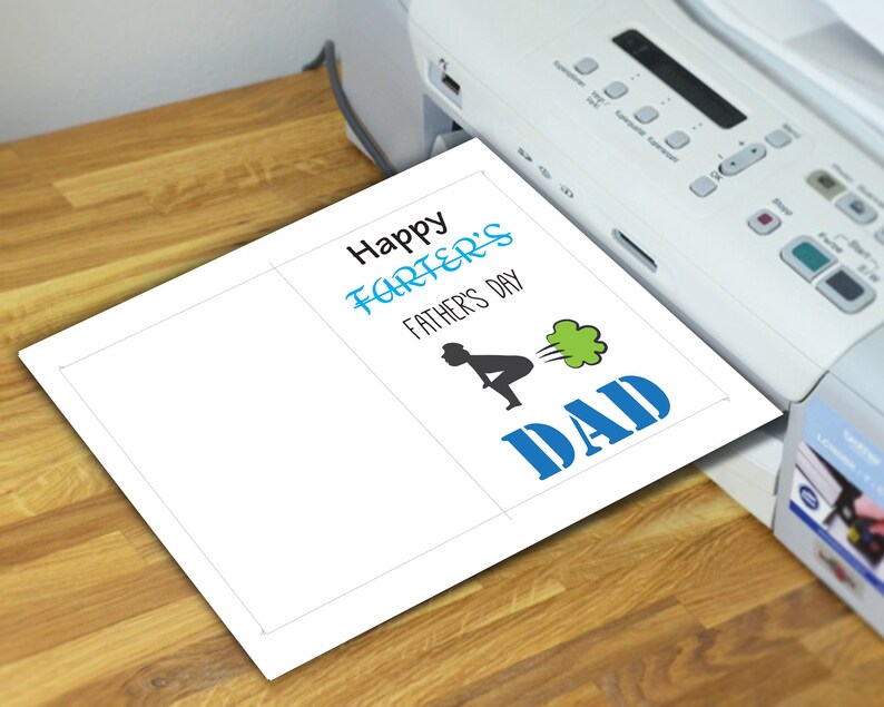 Printable Fathers Day Card Funny Fathers Day Card Printable | Etsy