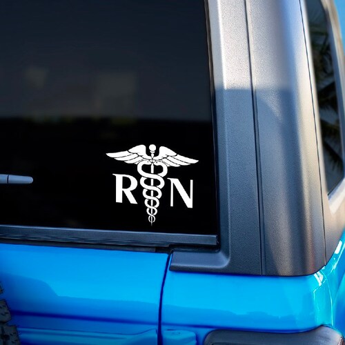 Nurse Decals Nurse Decal Car Nurse Decal for Yeti Rn | Etsy