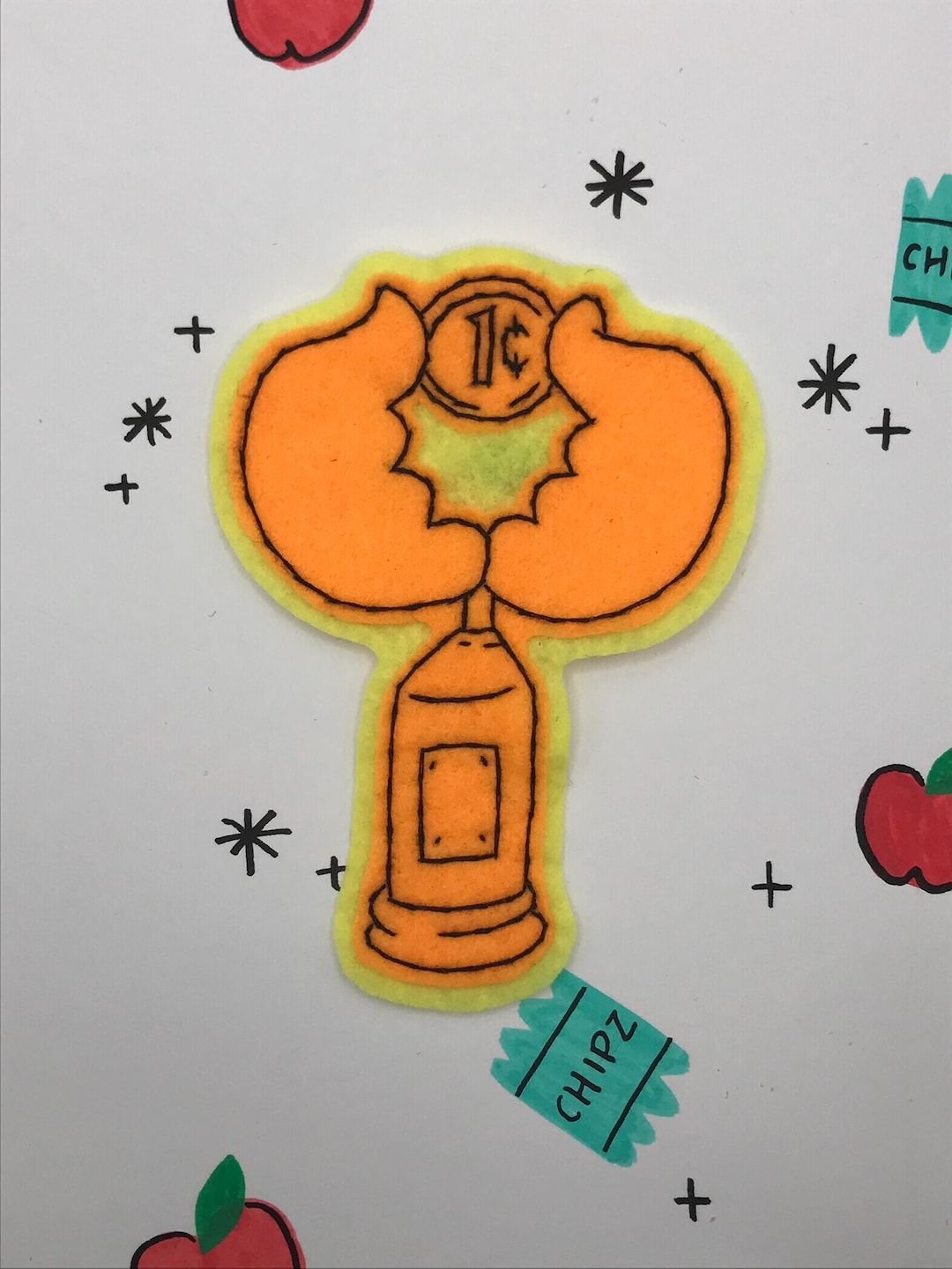 Spongebob Cheapskate Award Handmade Sew-on Felt Patch - Etsy