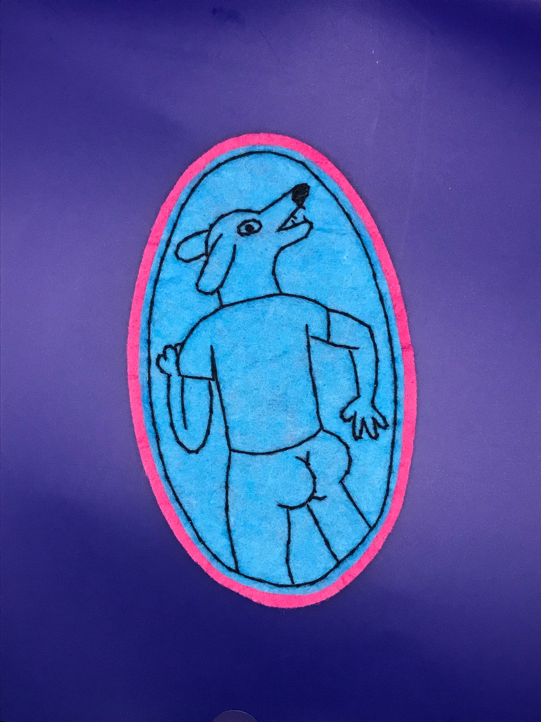 Bojack Horseman Peanutbutter House Art Handmade Sew-on Felt Patch - Etsy