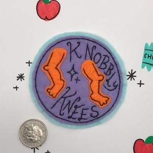 Handmade Knobbly Knees Sew-on Felt Patch - Etsy