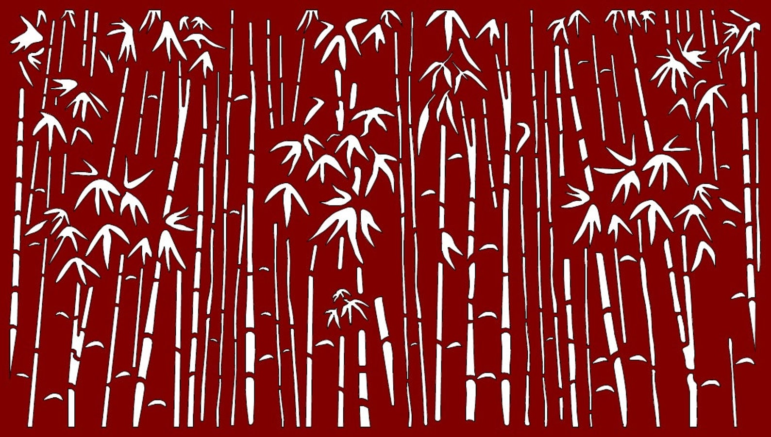 Bamboo Wall Art, DIY, Pattern,plasma and Laser Cut File, Engraving ...