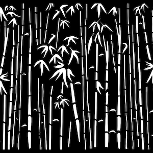 Bamboo Wall Art, DIY, Pattern,plasma and Laser Cut File, Engraving ...