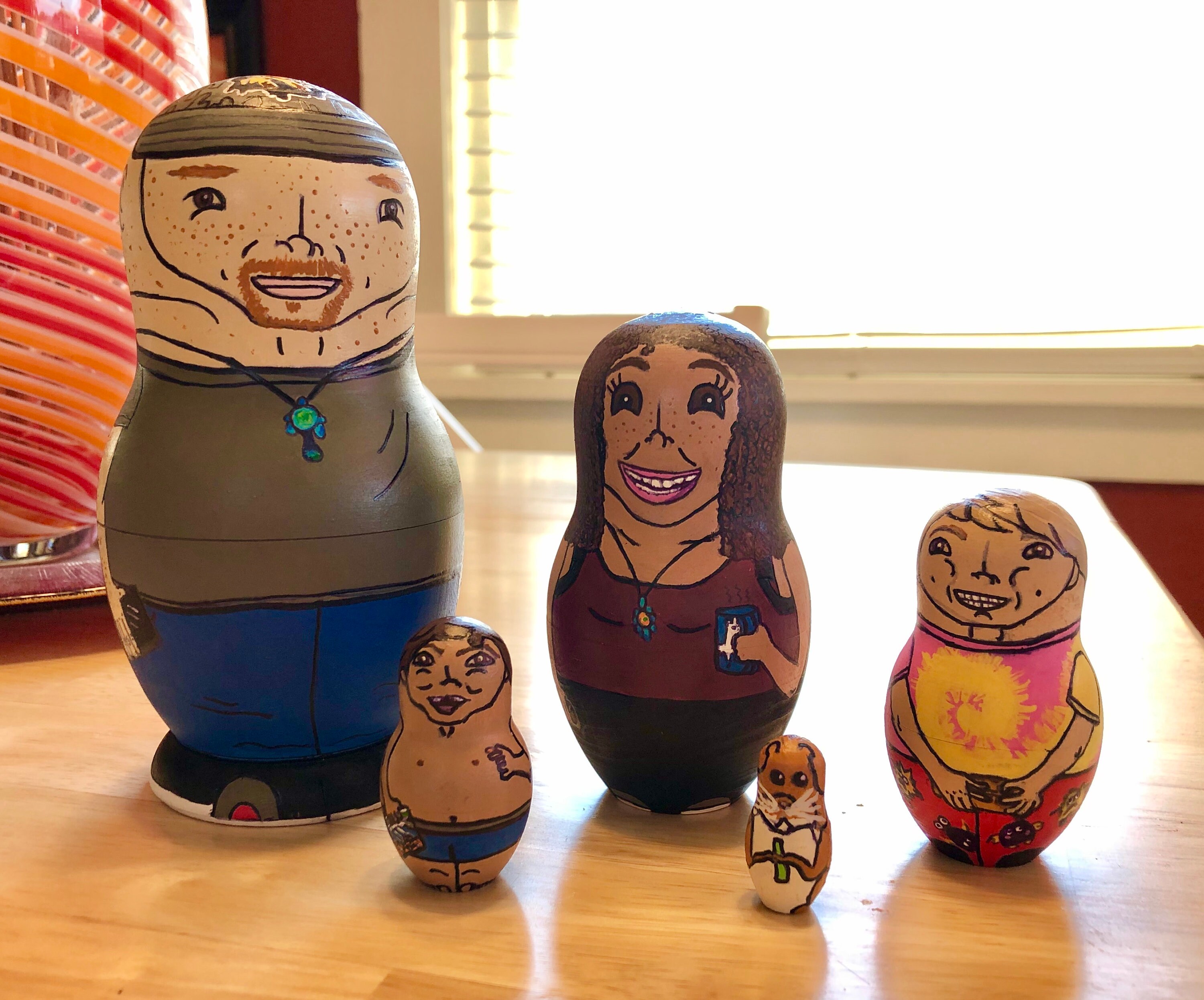 Custom Family Nesting Dolls - Etsy