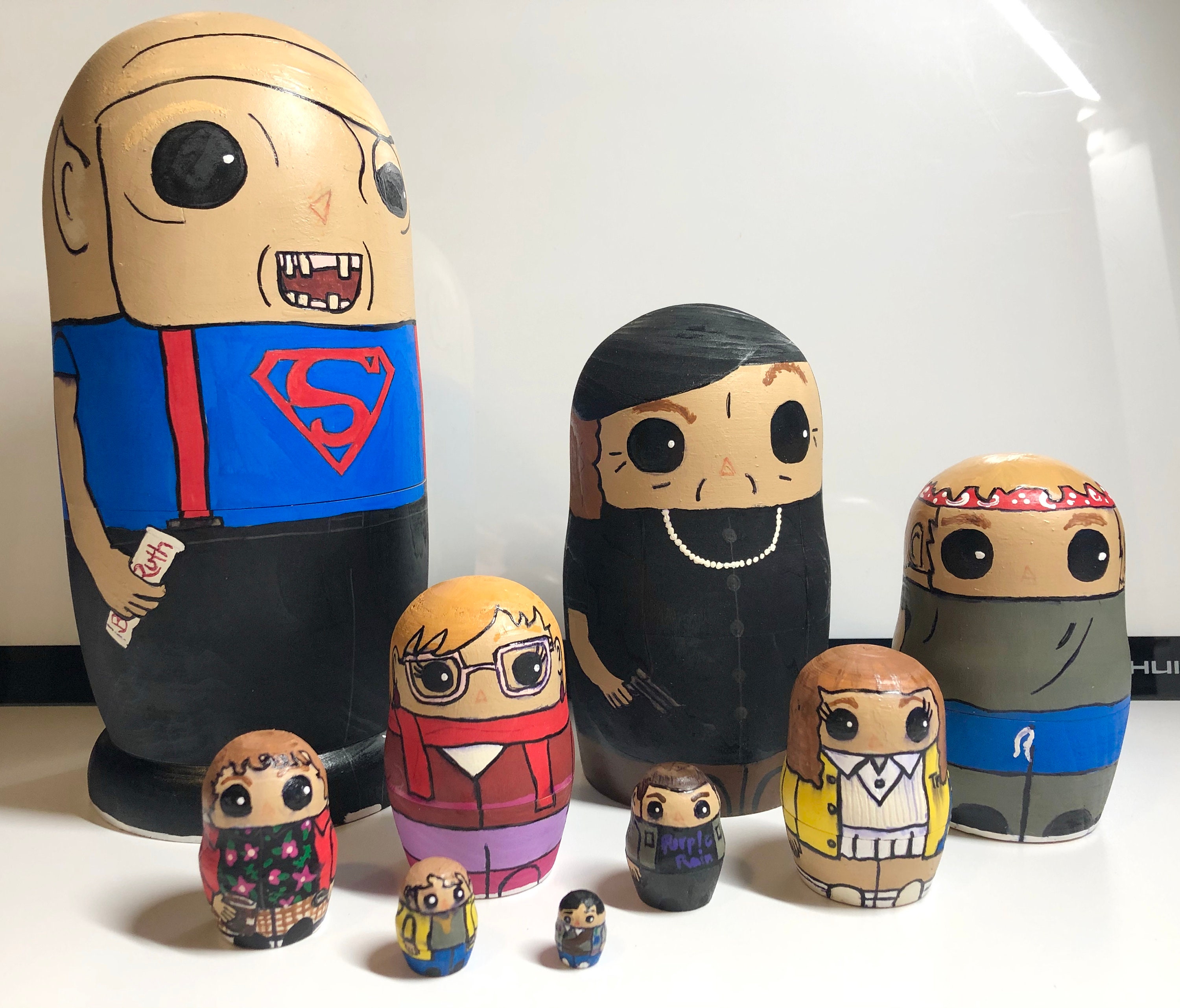 Goonies Pop Inspired Hand Painted Nesting Dolls - Etsy