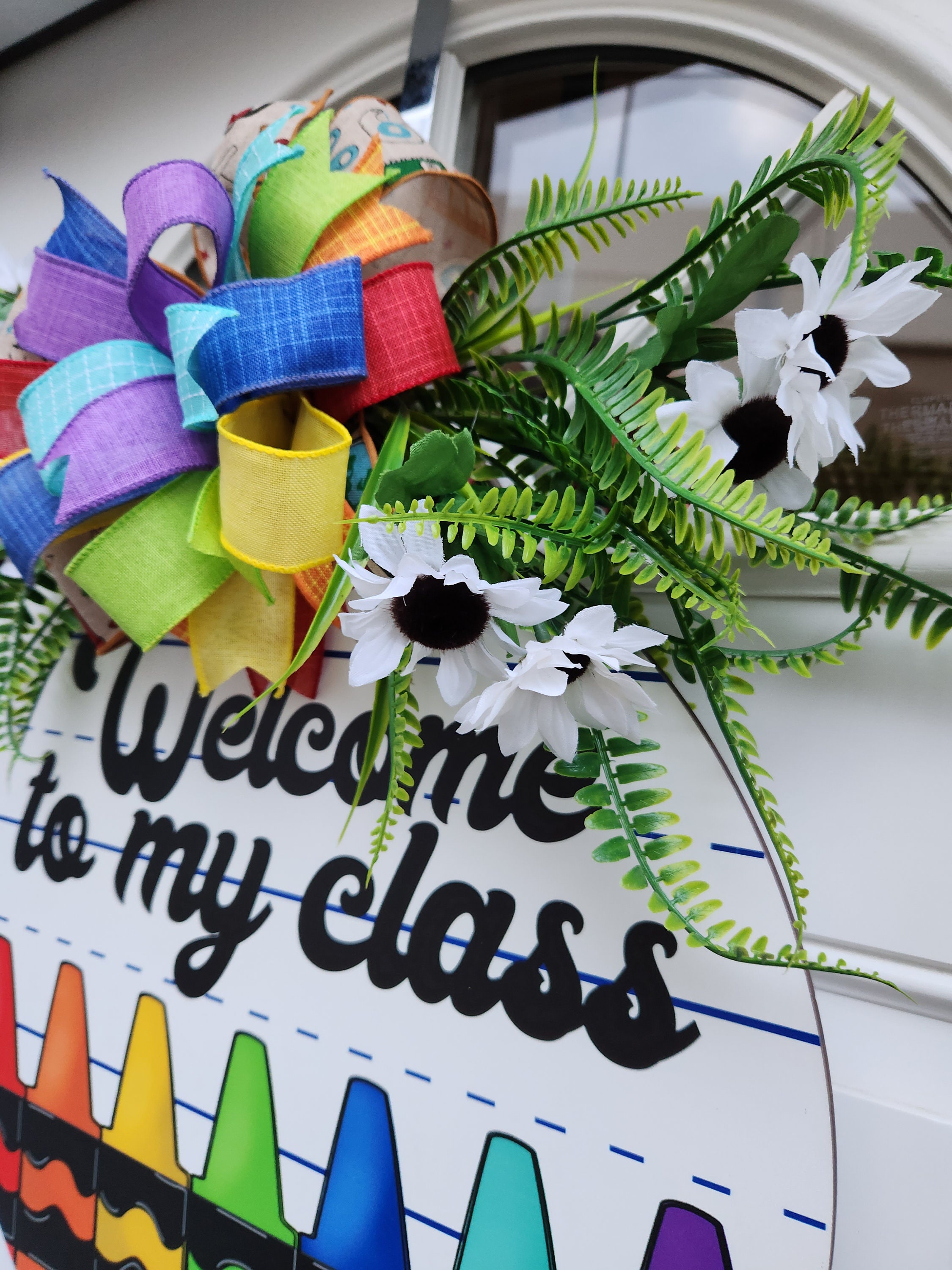 Teacher Class Wreath Teacher Classroom Decor Teacher - Etsy