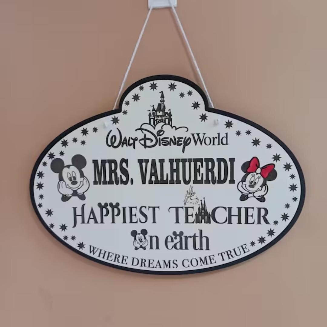 The Most Magical Disney Teacher Wooden Sign / Teacher Mickey / Back to ...