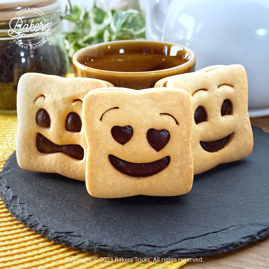 Set of 4 BN Cookie Cutters Filled Cookies Creative Baking Gift Idea ...