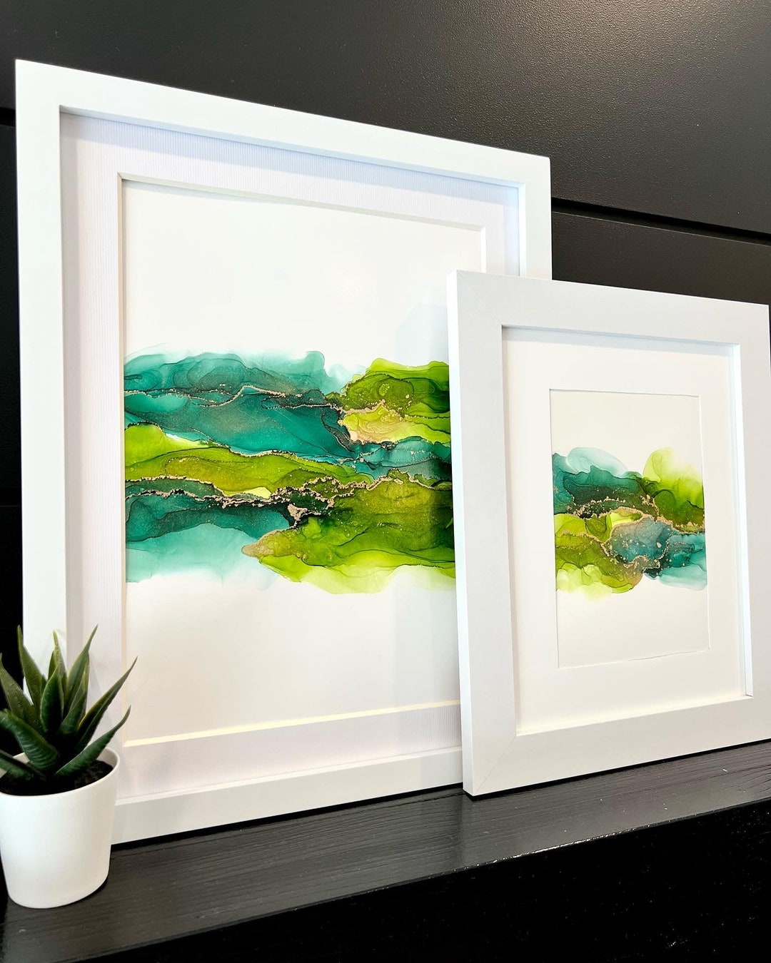 Abstract Art - Spring Series - Alcohol Ink on Yupo Paper - Etsy