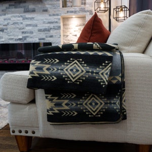 Southwest Throw Blanket, Native Blanket, Alpaca Wool Throw, Navajo Saddle Blanket, Aztec Blanket ...