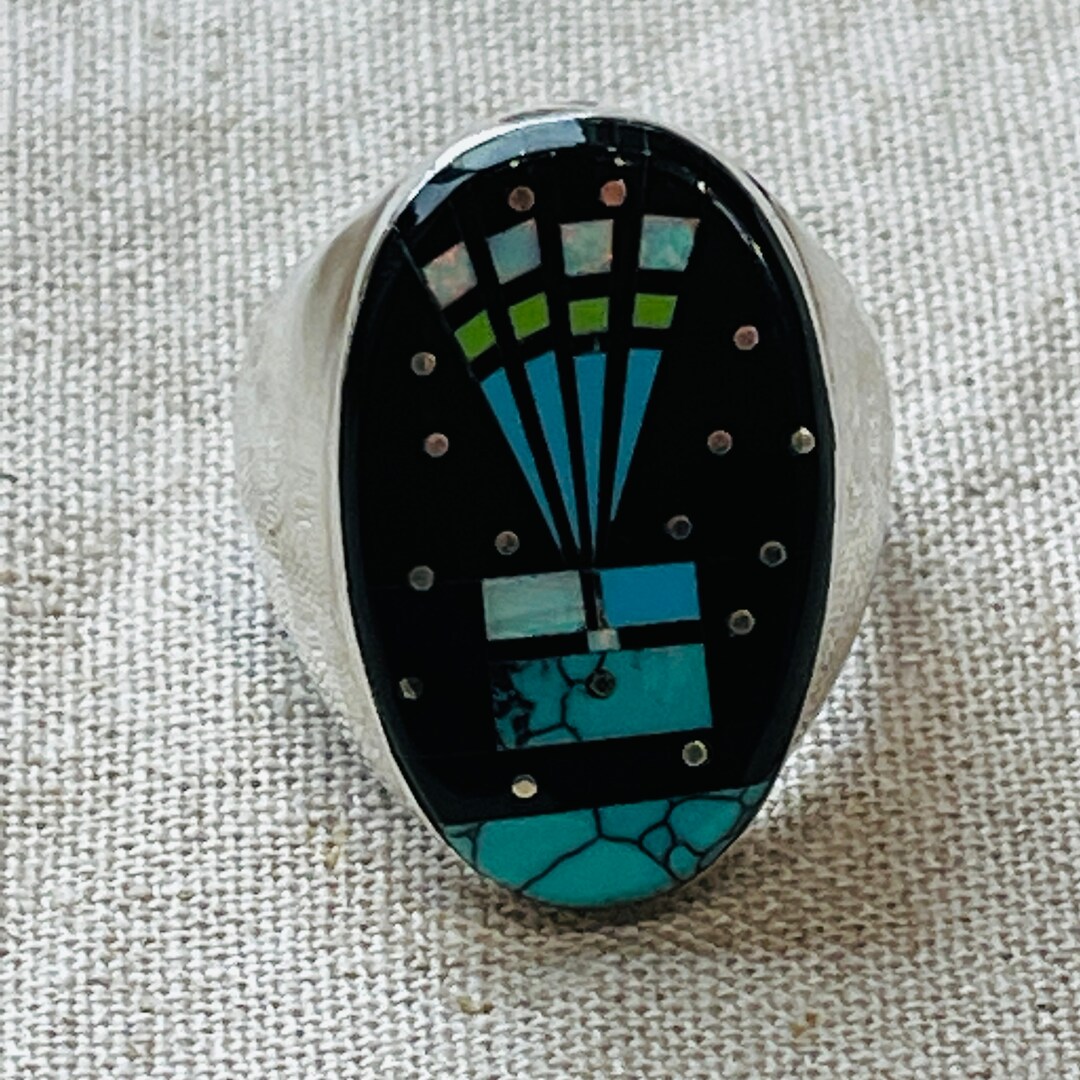 Native American Hopi Kachina Ring,native American Ring, Southwest Ring ...