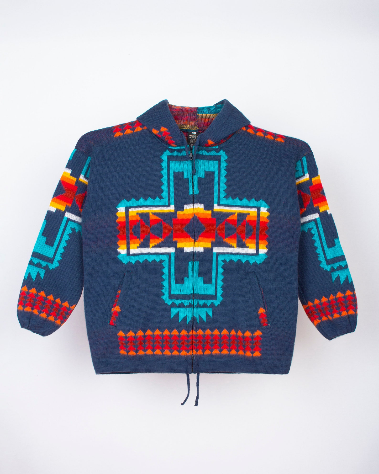 Native Southwestern Wool Jacket Southwest Jacket Native American Style ...