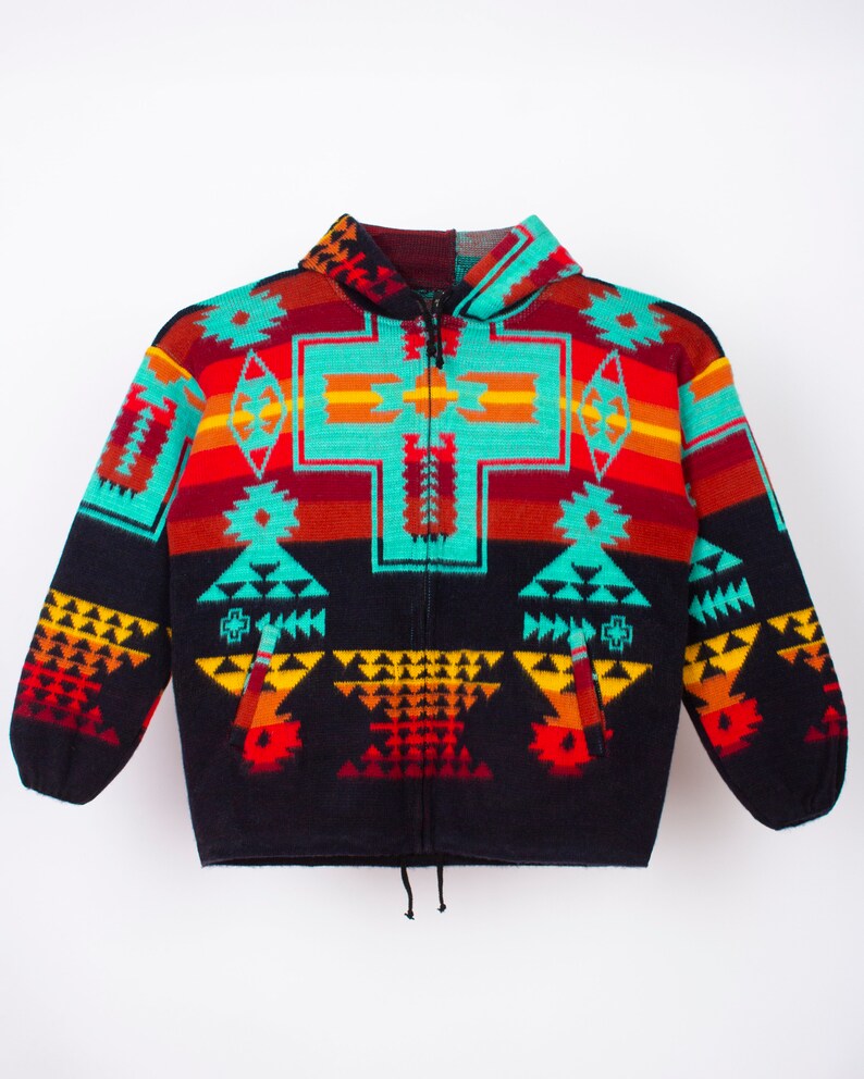 Native Southwestern Wool Jacket Southwest Jacket Native - Etsy
