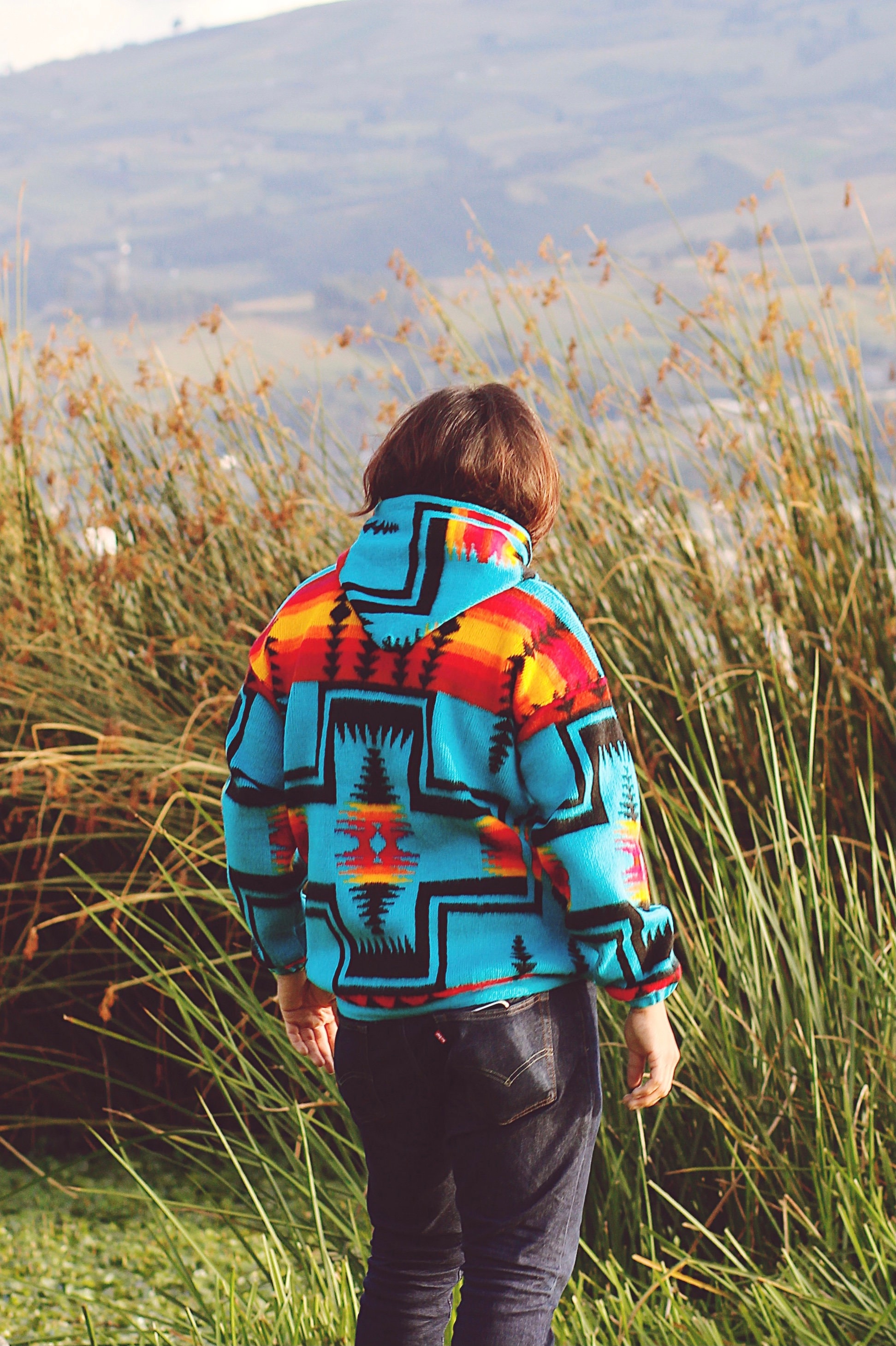Native Southwestern Wool Jacket Southwest Jacket Native American Style ...