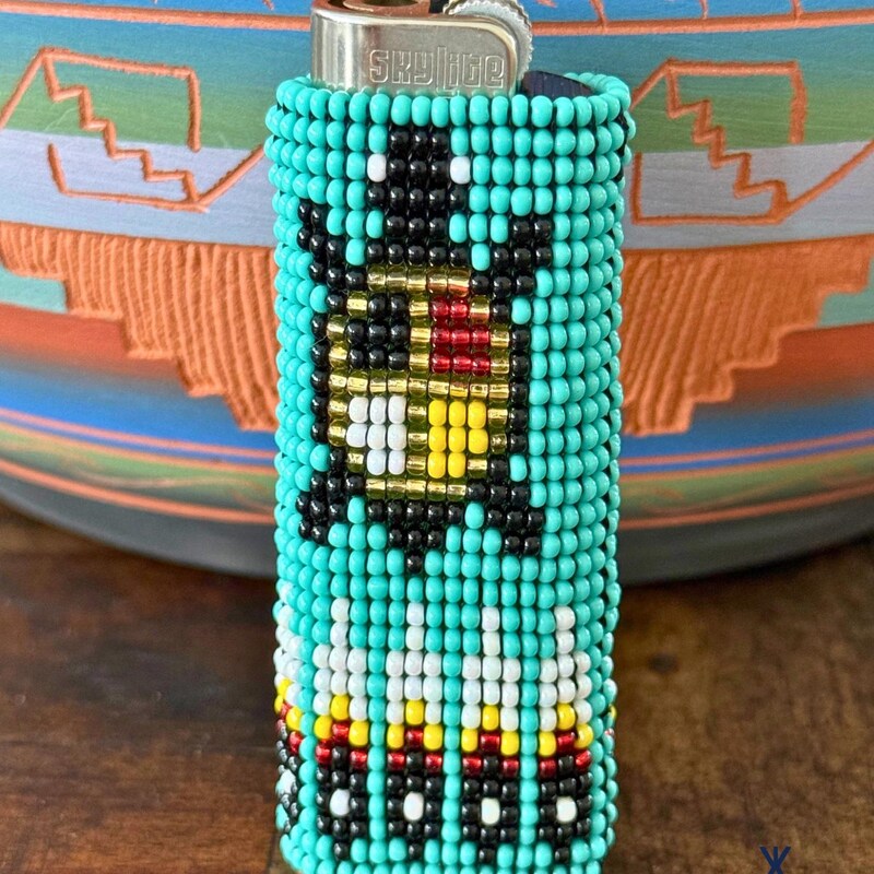 Beaded Lighter Cover - Etsy