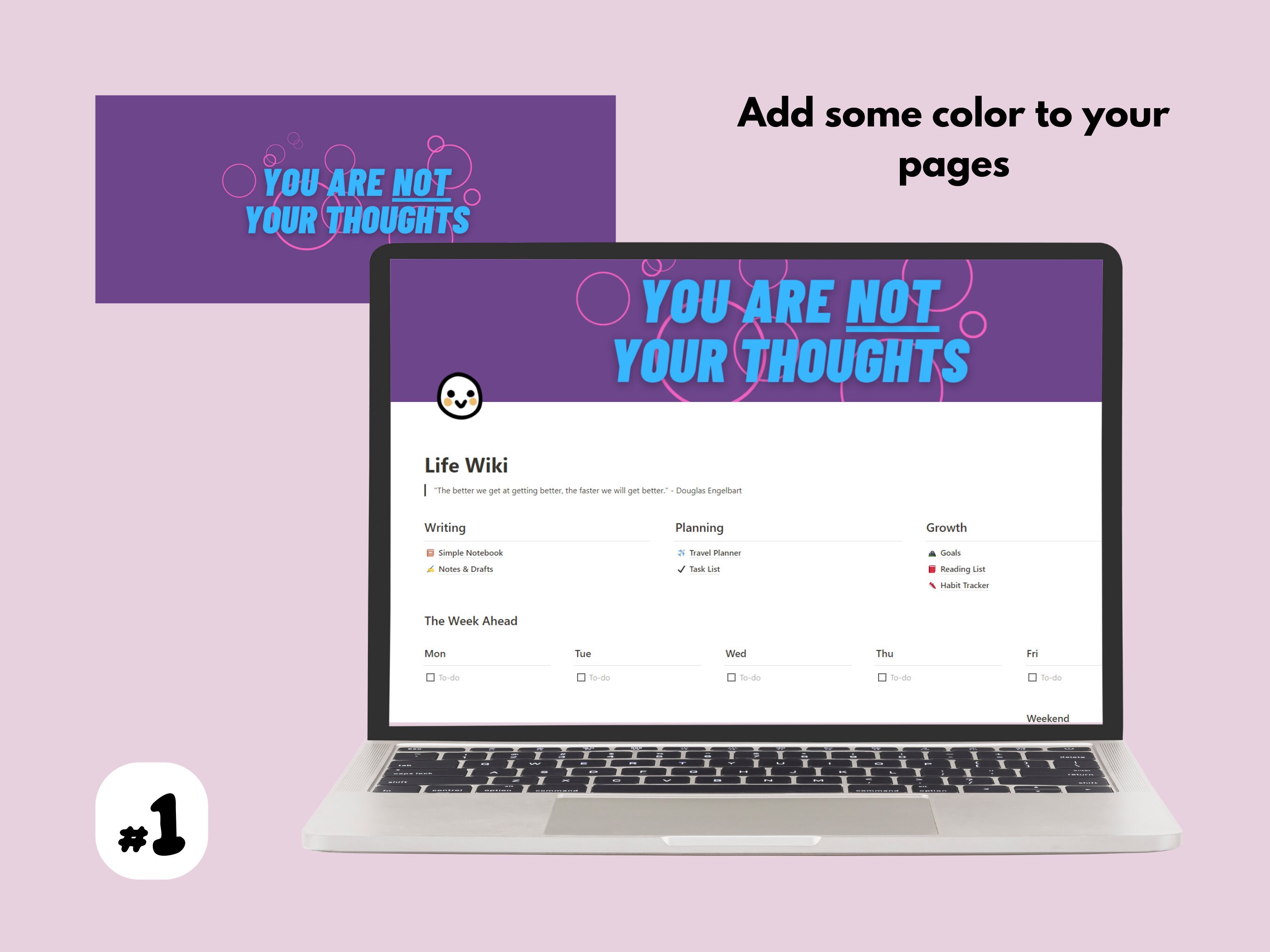 Inspiring Purple Cover Art for Notion | PNG Files 1500 X 600 Px Size - Etsy